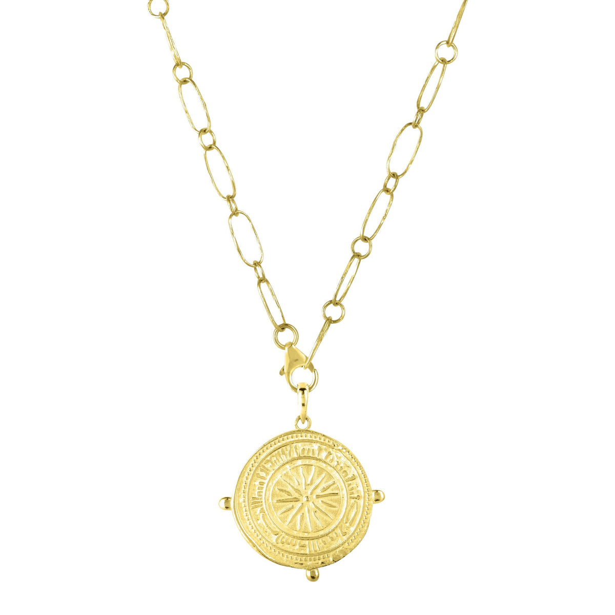 Divine Compass Link Chain Pendant – Loft & Daughter