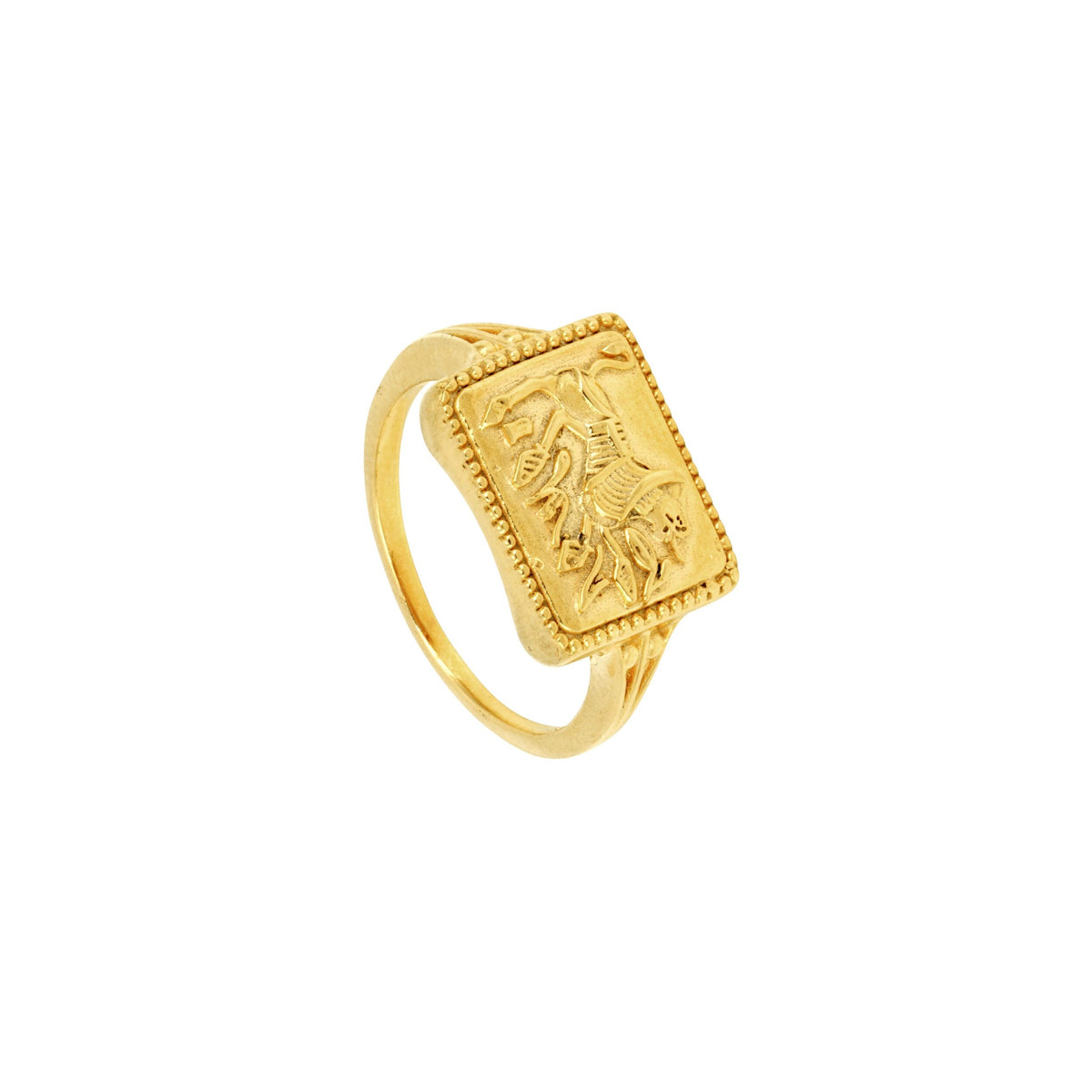 Durga's Lion Ring Gold Vermeil – Loft & Daughter