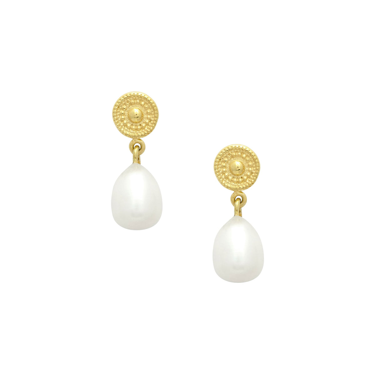 Pearl Solstice Earrings Gold Vermeil – Loft & Daughter